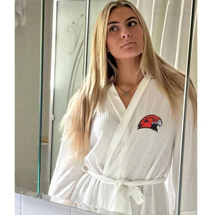 White Waffle Robe – Handmade Clothing By D